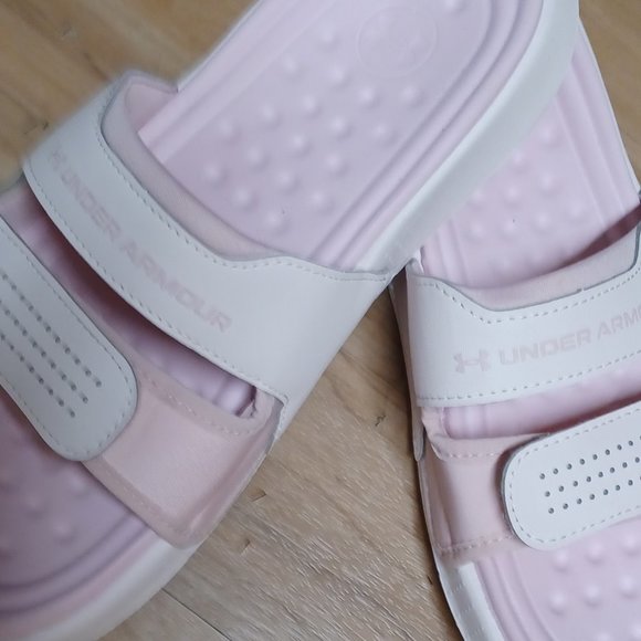 Under Armour | Shoes | Womens Pink Under Armour Sandals | Poshmark